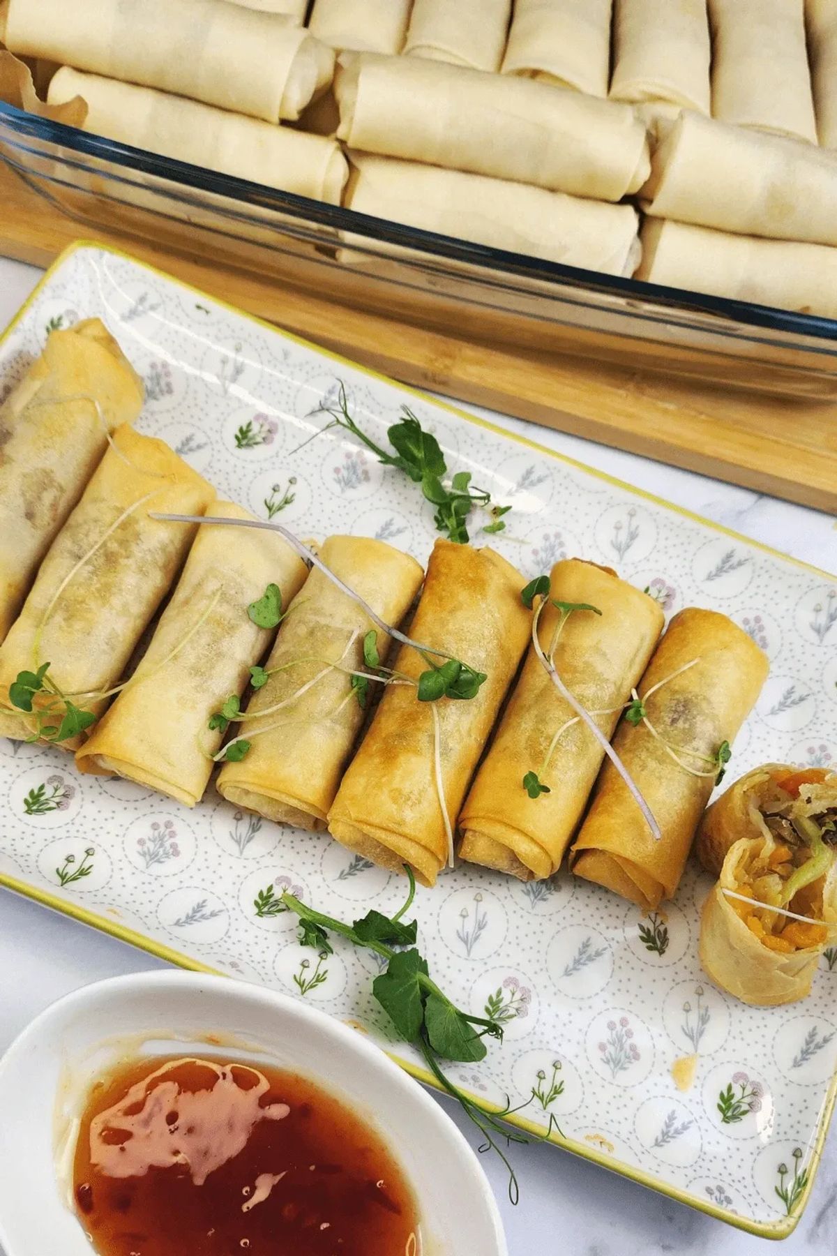 Thai spring rolls are not just crispy and delicious but also packed ...