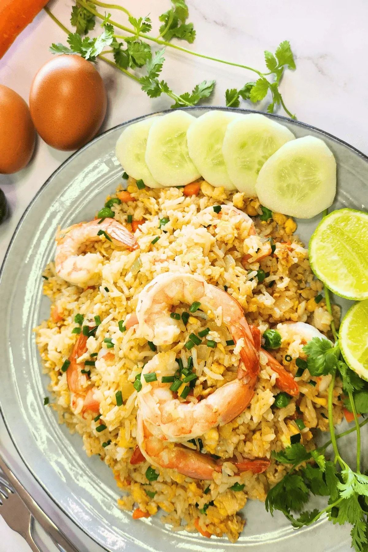 Quick and Easy Thai Shrimp Fried Rice – Better Than Takeout! Recipe ...